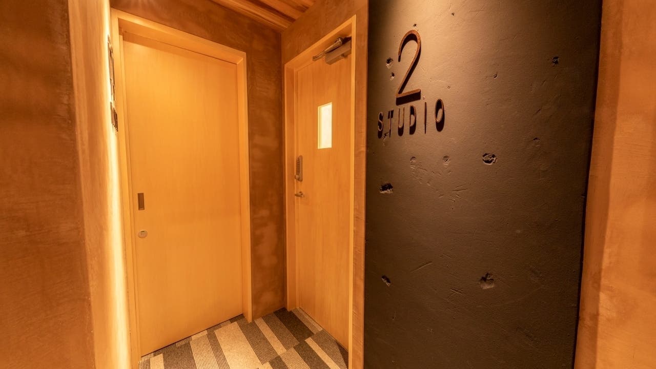 【スタジオ２】川崎駅8分／レンタルスタジオ／広さ20.2㎡、鏡幅4.3m／個人練習や少人数レッスンに最適の写真12