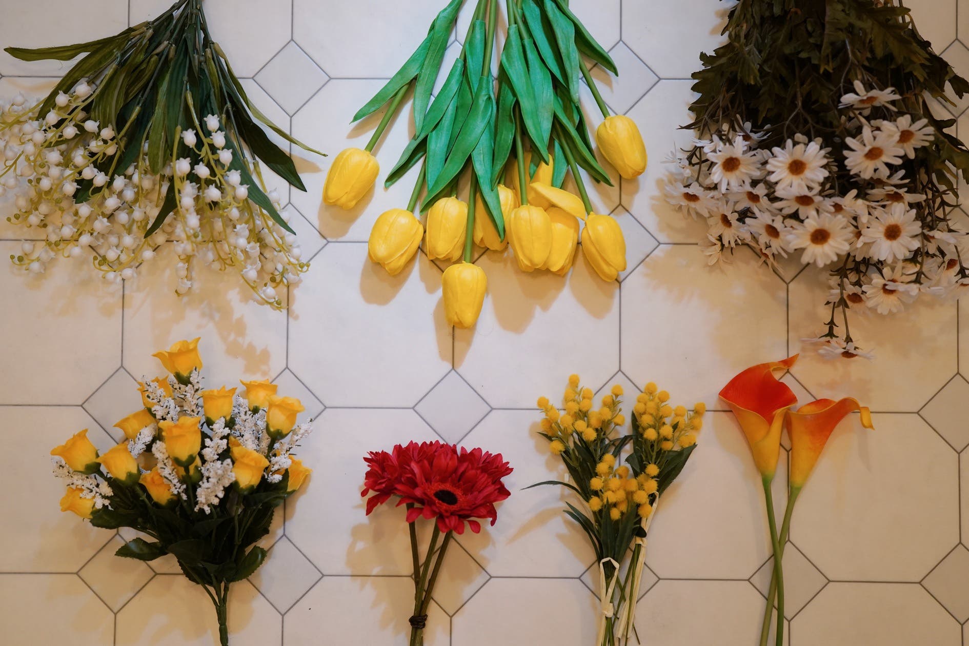 ドライフラワー・造花セットの画像1