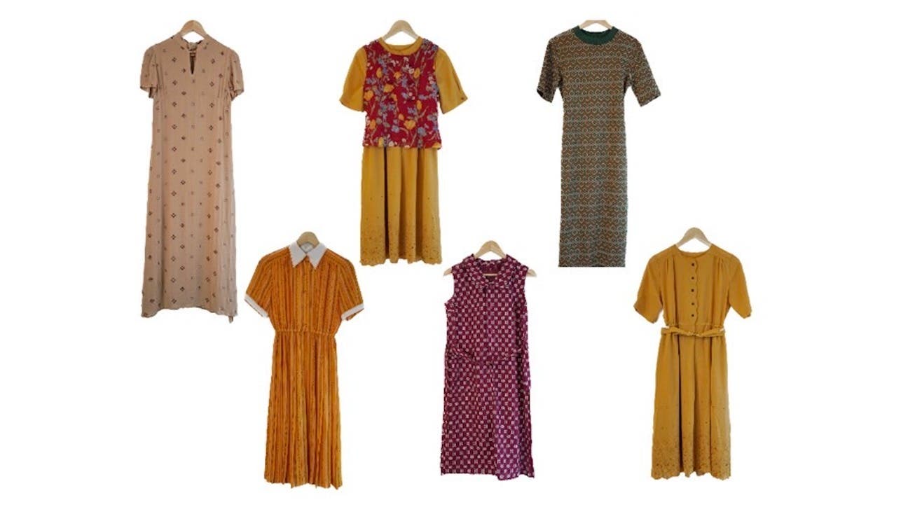 レトロなワンピースセットの画像1