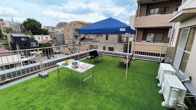 広々バルコニー付きレンタルスペース 春日駅徒歩2分 飲食・飲酒可能なレンタルスペースの写真3