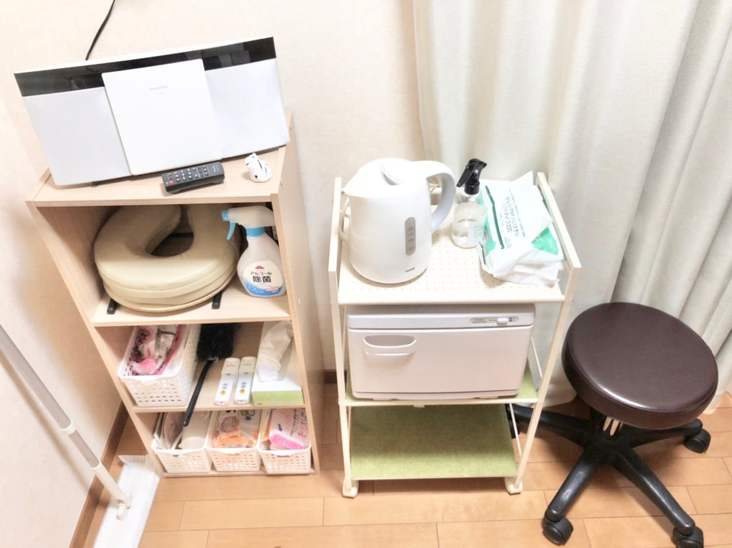 【南森町駅１分】シンプル＆かわいい内装✨静かでお洒落な人気サロンです✨長時間・１日料金が格安✨エステや整体の施術/練習にの写真9