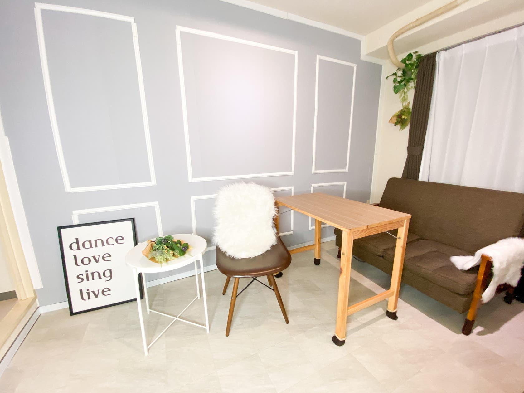 【01💐特割&最大50％OFF🉐】人気の北欧調スタイル👑高級感をグッと演出✨小規模女子会💃おうちデートに/大型撮影リングライト付の写真4