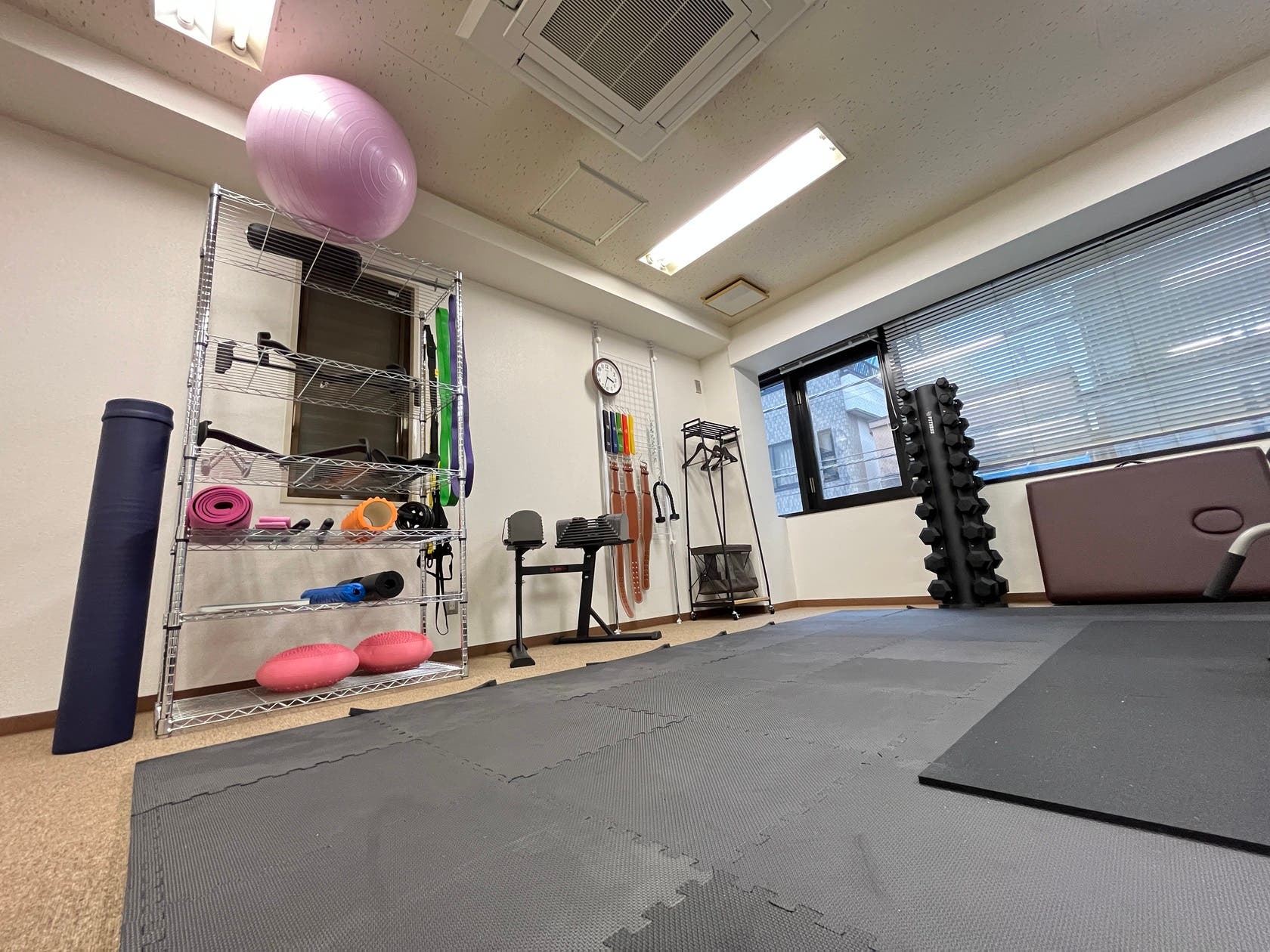 【人形町駅3分】パーソナル向けの器具完備！綺麗で広々と使える個室ジム 【スペース①】パワーラックの部屋の写真3