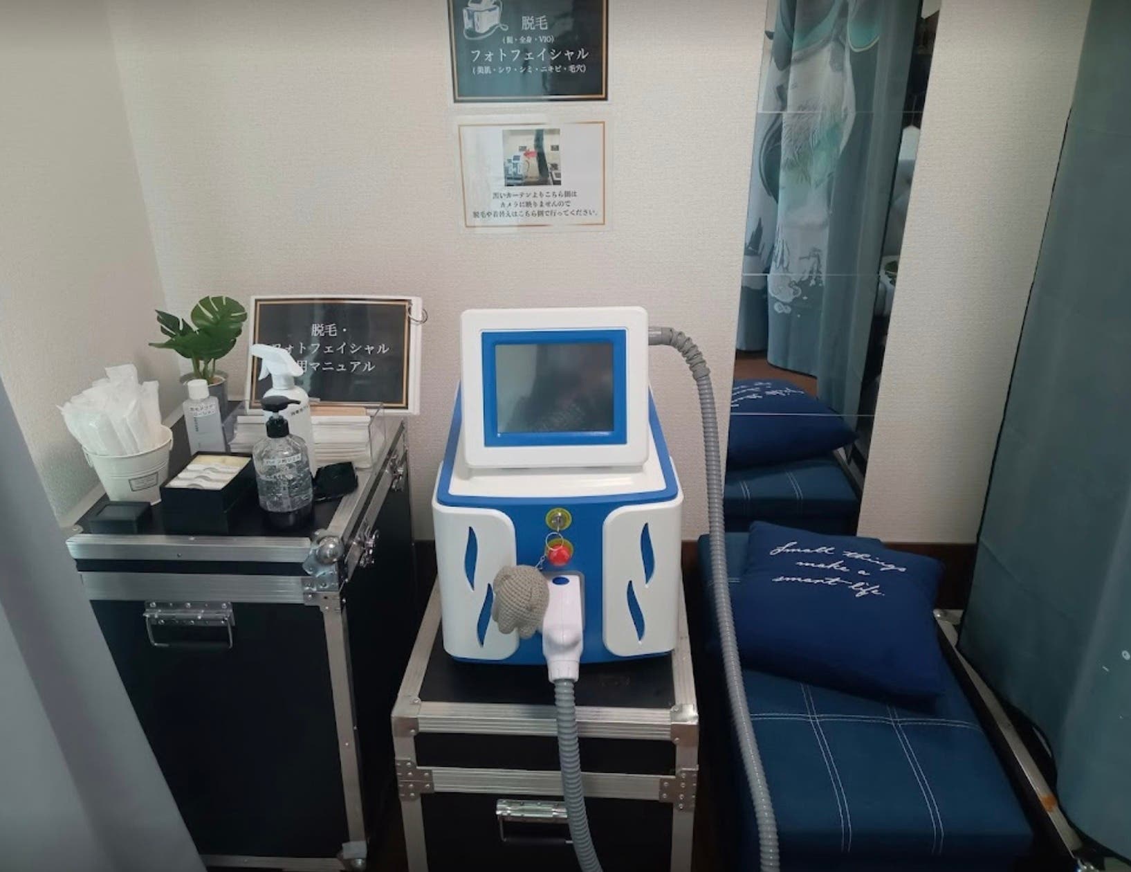 ネイルにピッタリ！5種類の人気エステマシンが自由に使えるセルフエステ スペースの写真4