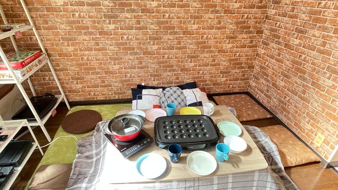 【U-SPACE立川1】こたつ♨️Switch🎮 Netflix視聴可🎬焼肉🍖鍋パ🫕たこパ🐙ゴロゴロ💤 鑑賞会🎥の写真6