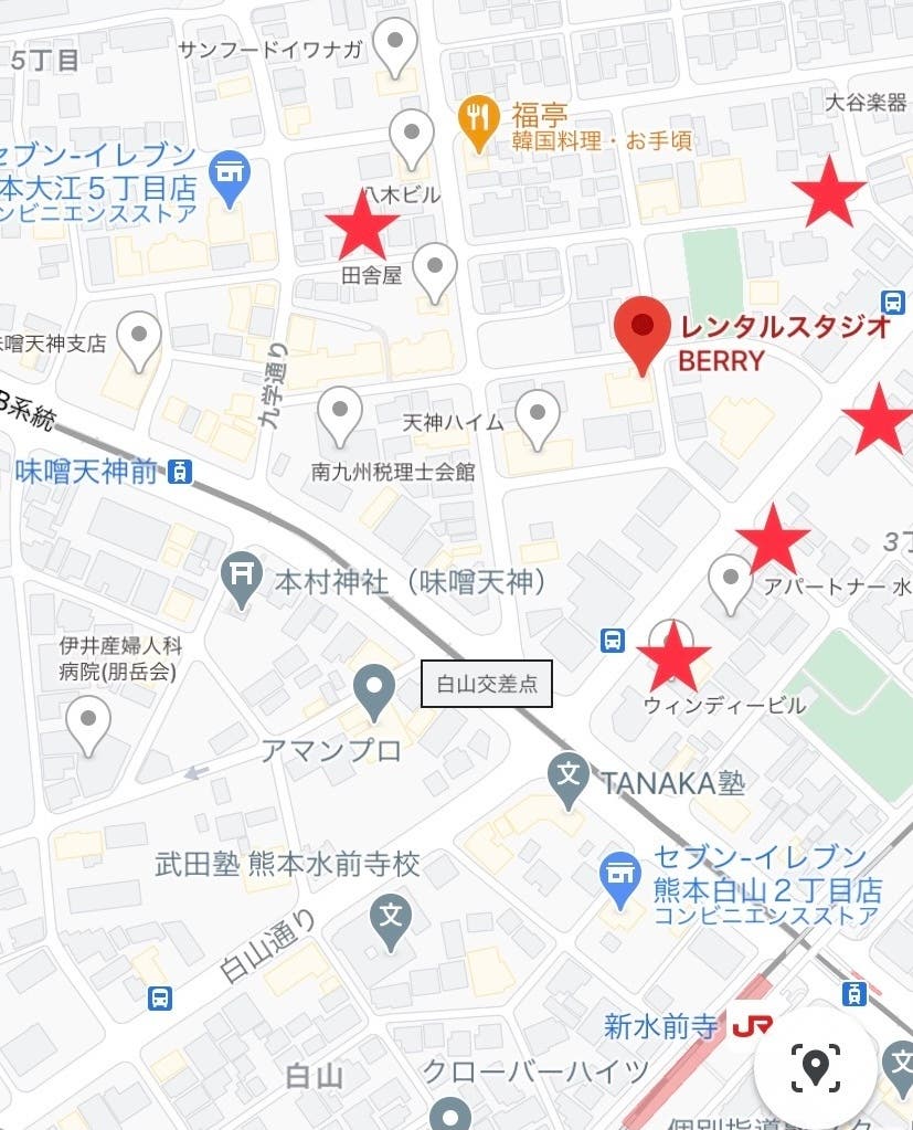 【中央区／味噌天神駅・新水前寺駅すぐ】大型鏡のあるダンススタジオ・ヨガ・レッスン・ワークショップ・余興練習用利用で安い。の写真14