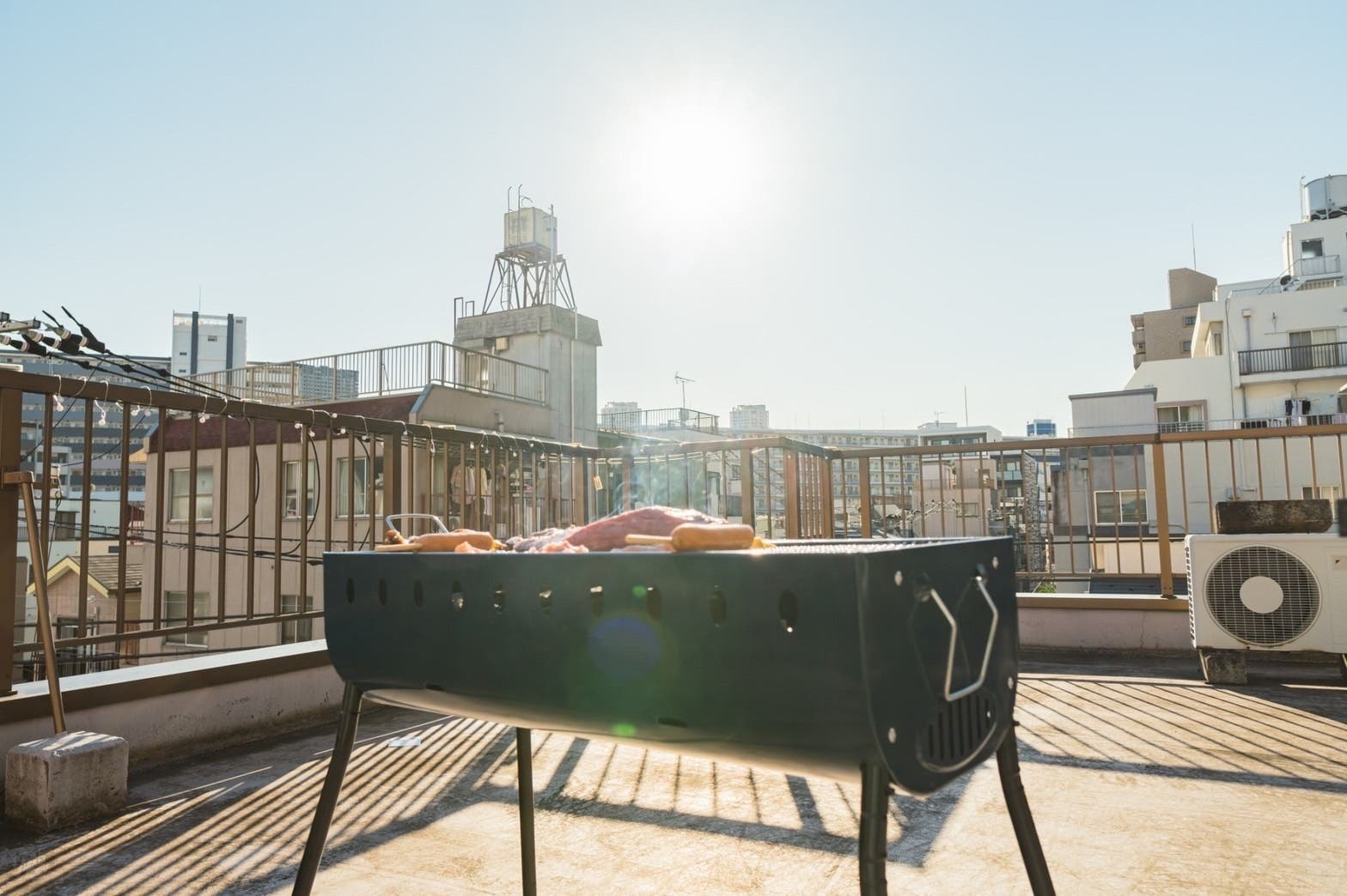 商用撮影,スタジオ可！木場駅徒歩5分、門前仲町駅徒歩10分 下町の60平米の屋上施設の写真5