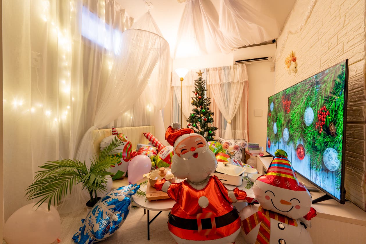 メリクリSALE🎉プリンセス気分✨天蓋✨おしゃれネオン空間✨女子会🍷デート💖撮影📷推し活💖神サイズTV📺セブン１分の写真29