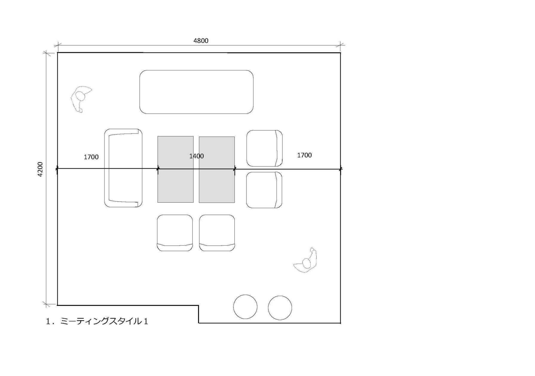【錦糸町5分】 高速wifi💻3面が窓で換気良好🔄消毒液🈶✨TVモニタ📺室内広々👍LMスペース錦糸町の写真6