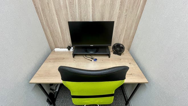 ブース09【蒲田駅5分】オプション料金0円で設備・備品使い放題♪完全個室★無料WiFi♪同フロア内に他のブースあり!の写真2