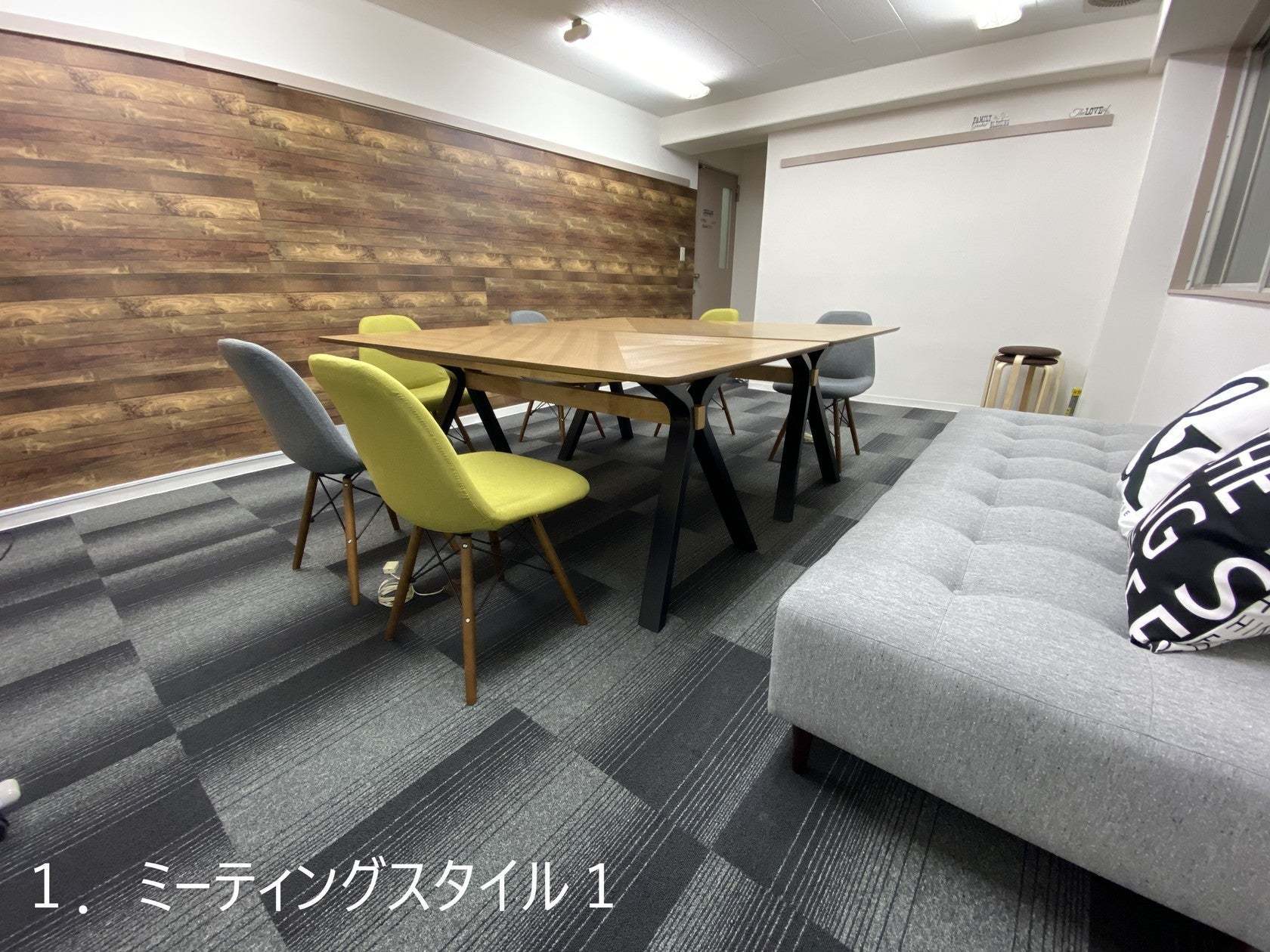 【八丁堀4分・新富町4分】貸し会議室💻2面窓で換気良好🔄✨広々上質な空間👍プロジェクター🈶LMスペース八丁堀の写真4