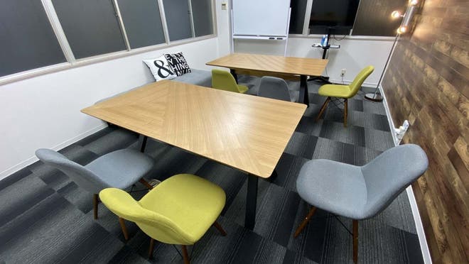 【八丁堀4分・新富町4分】貸し会議室💻2面窓で換気良好🔄✨広々上質な空間👍プロジェクター🈶LMスペース八丁堀の写真12