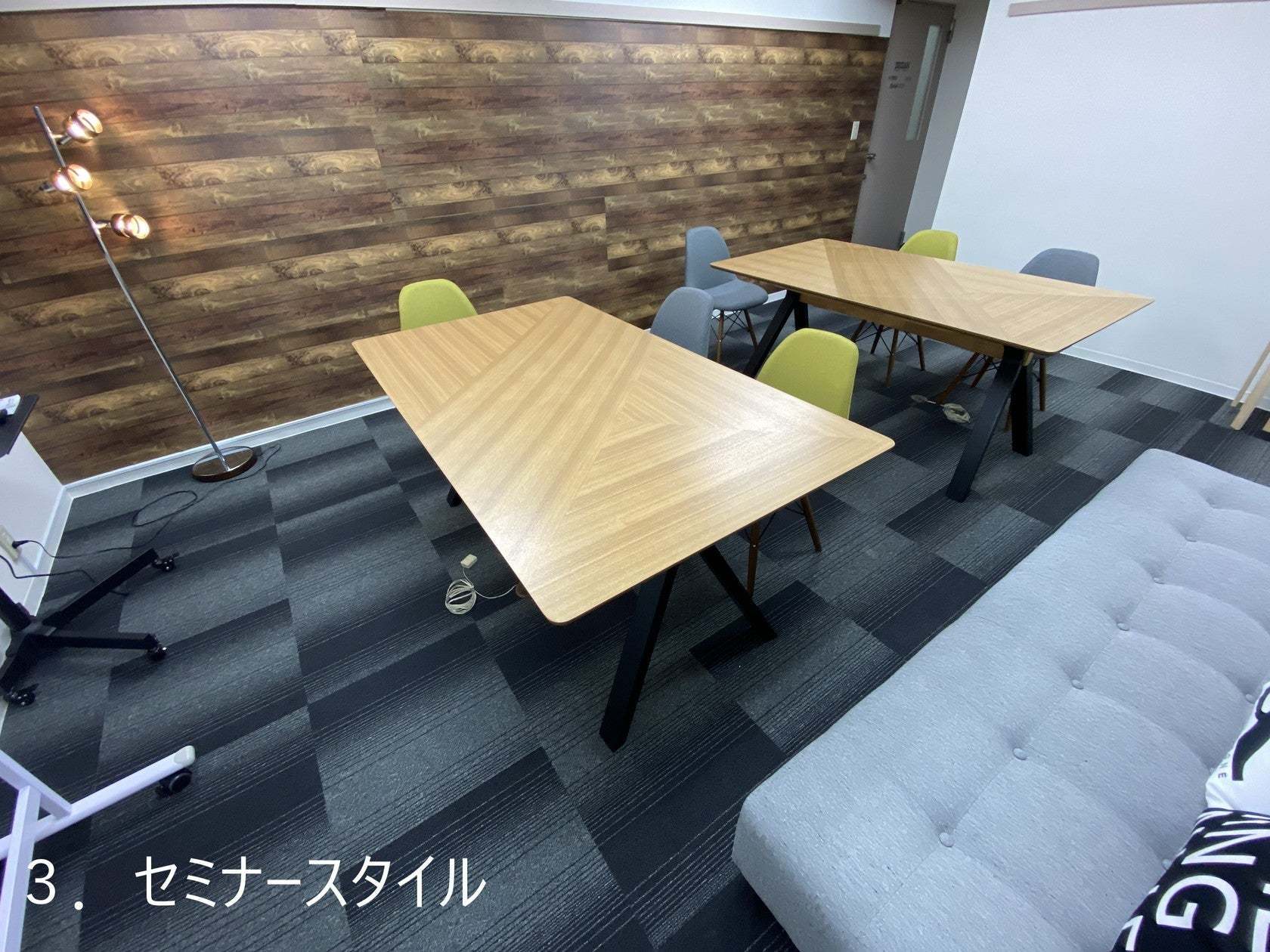 【八丁堀4分・新富町4分】貸し会議室💻2面窓で換気良好🔄✨広々上質な空間👍プロジェクター🈶LMスペース八丁堀の写真14