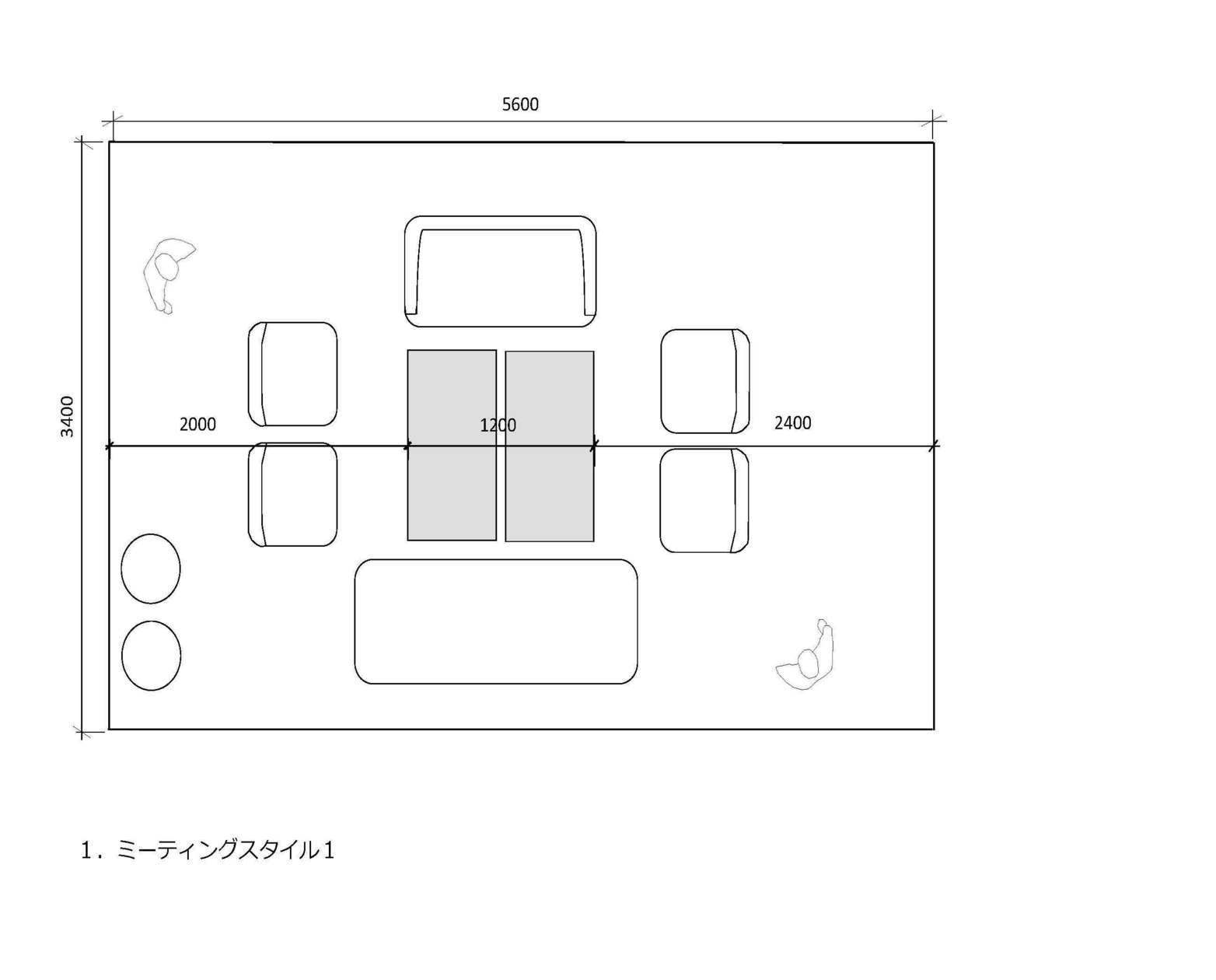 【東銀座4分・築地市場5分】ディスプレイ🈶貸し会議室💻大きな窓で換気良好🔄✨プロジェクタ📺LMスペース東銀座の写真6