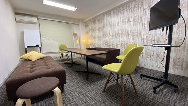 【東銀座4分・築地市場5分】ディスプレイ🈶貸し会議室💻大きな窓で換気良好🔄✨プロジェクタ📺LMスペース東銀座の写真7