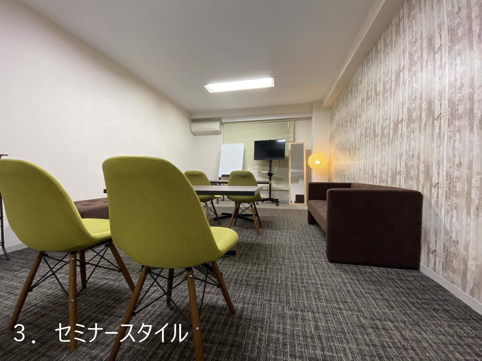 【東銀座4分・築地市場5分】ディスプレイ🈶貸し会議室💻大きな窓で換気良好🔄✨プロジェクタ📺LMスペース東銀座の写真11