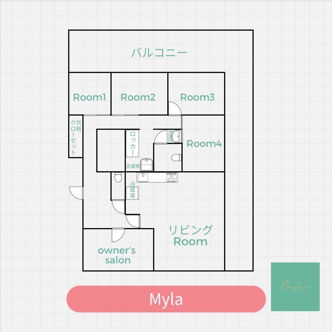 広島市中区本川町のMylaシェアサロン！使い方多彩フリースペースの写真6