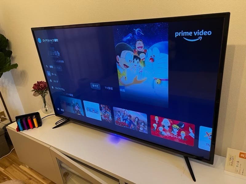 大画面55型テレビ📺（Netflix・アマゾンプライム・YouTube見れます♡）の画像2