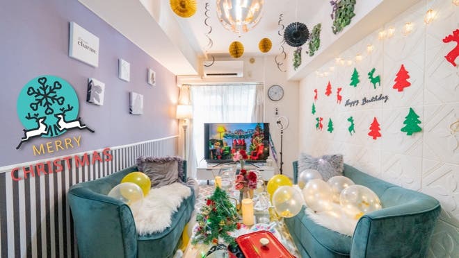 推し活最適オシャレなネオン空間🎈100インチプロジェクター📺駅2分✨🎉撮影📷デート🍷動画視聴✨の写真2