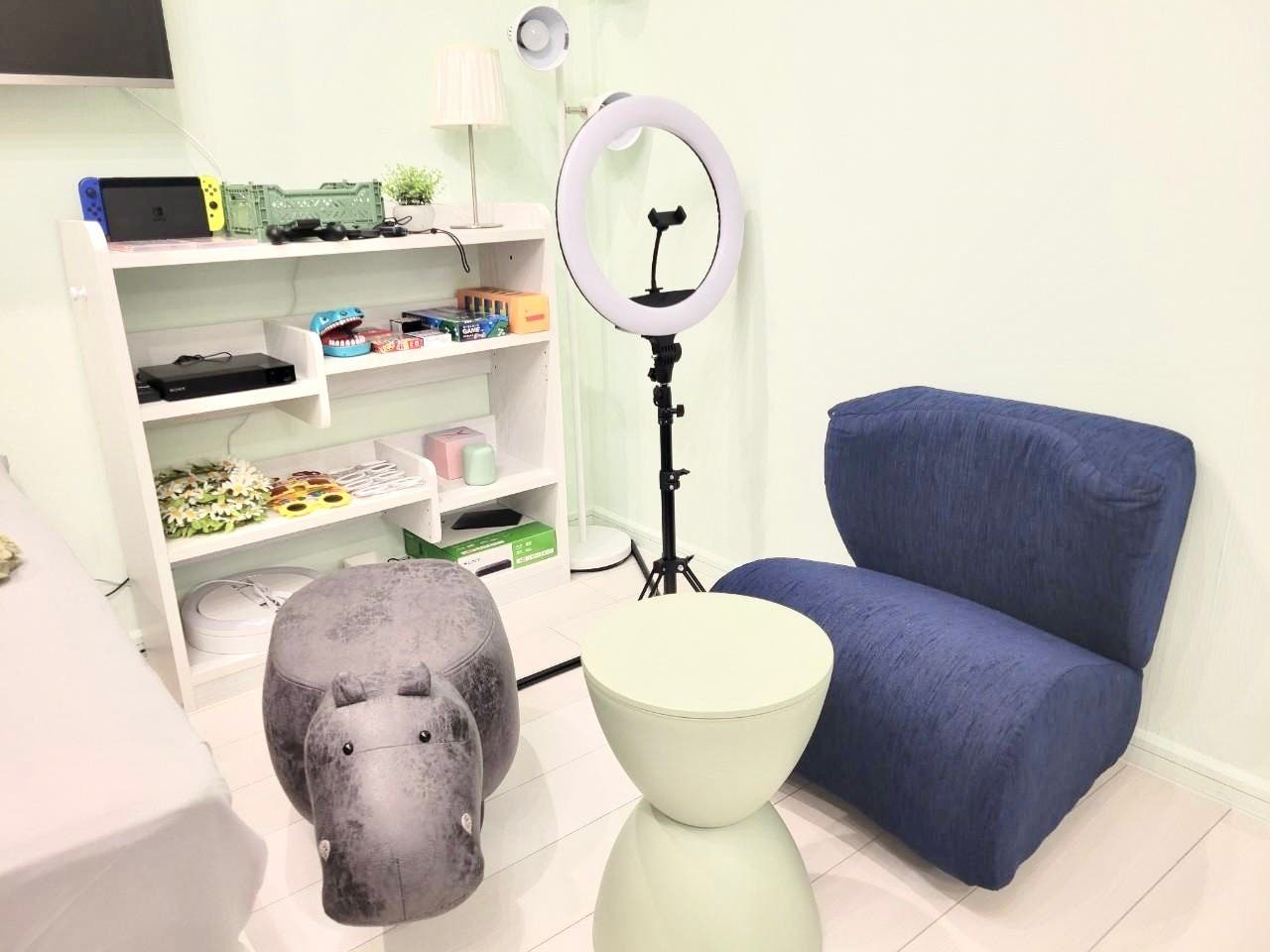 【駅近1分🏠３部屋】大人数で利用できる広々空間😍 パーティー 撮影 ハウススタジオ 多用途OK👌ベッド2台 メイク室💄最大25名の写真11