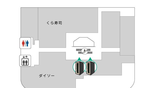 < RemoteworkBOX ミッテン府中店【No.1】>完全個室⭐️Wi-Fi無料!/ 2時間以上の利用でお得!の写真4