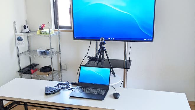 リアル&バーチャル対応 1時間単位の貸し切りでご利用いただける無人のオフィスルーム・貸し会議室です。の写真3