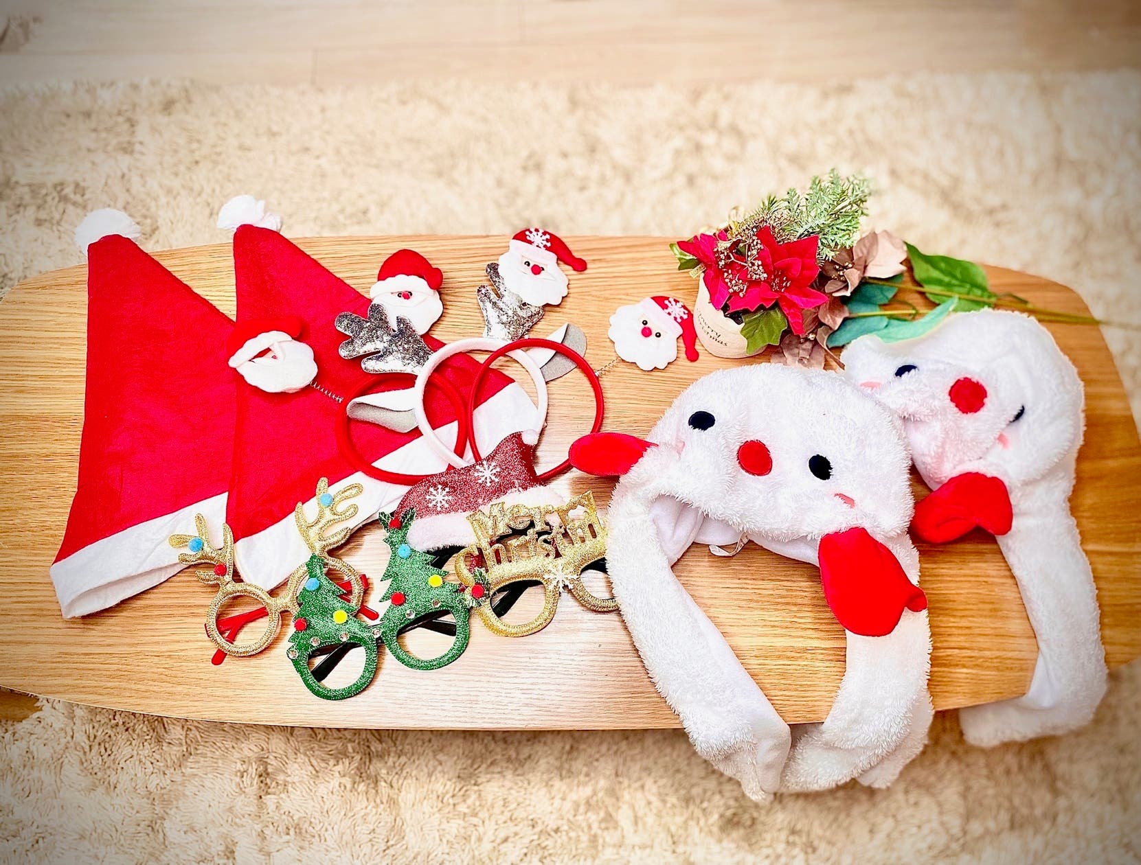 🎄クリスマスカチューシャ、帽子🧑‍🎄メガネなどの画像1