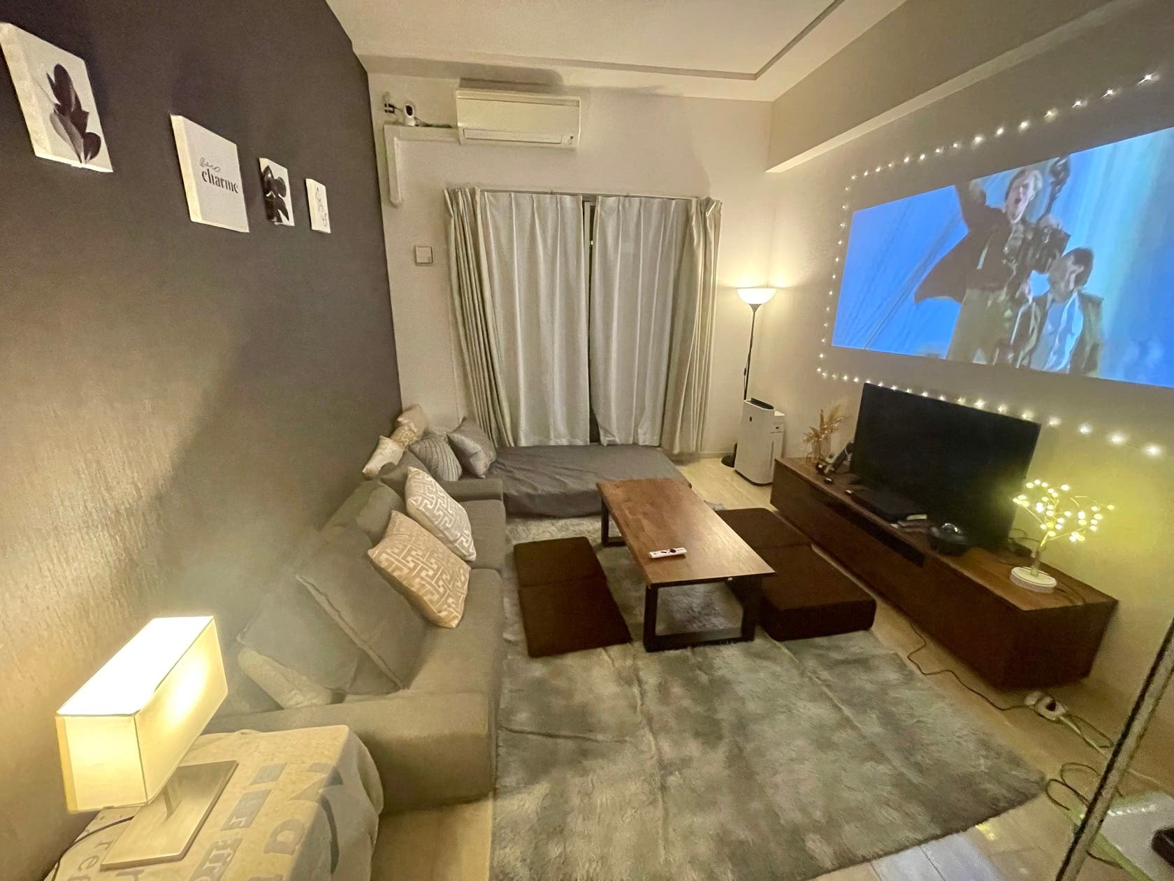 貸切映画館🍿【難波駅6分】大画面プロジェクター🍹誕生日🎁二人っきりデート❤️ごろごろ🛋️ボドゲ🎲プラネタリウム💫女子会の写真15