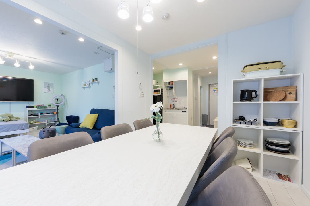 【駅近1分🏠３部屋】大人数で利用できる広々空間😍 パーティー 撮影 ハウススタジオ 多用途OK👌ベッド2台 メイク室💄最大25名の写真22