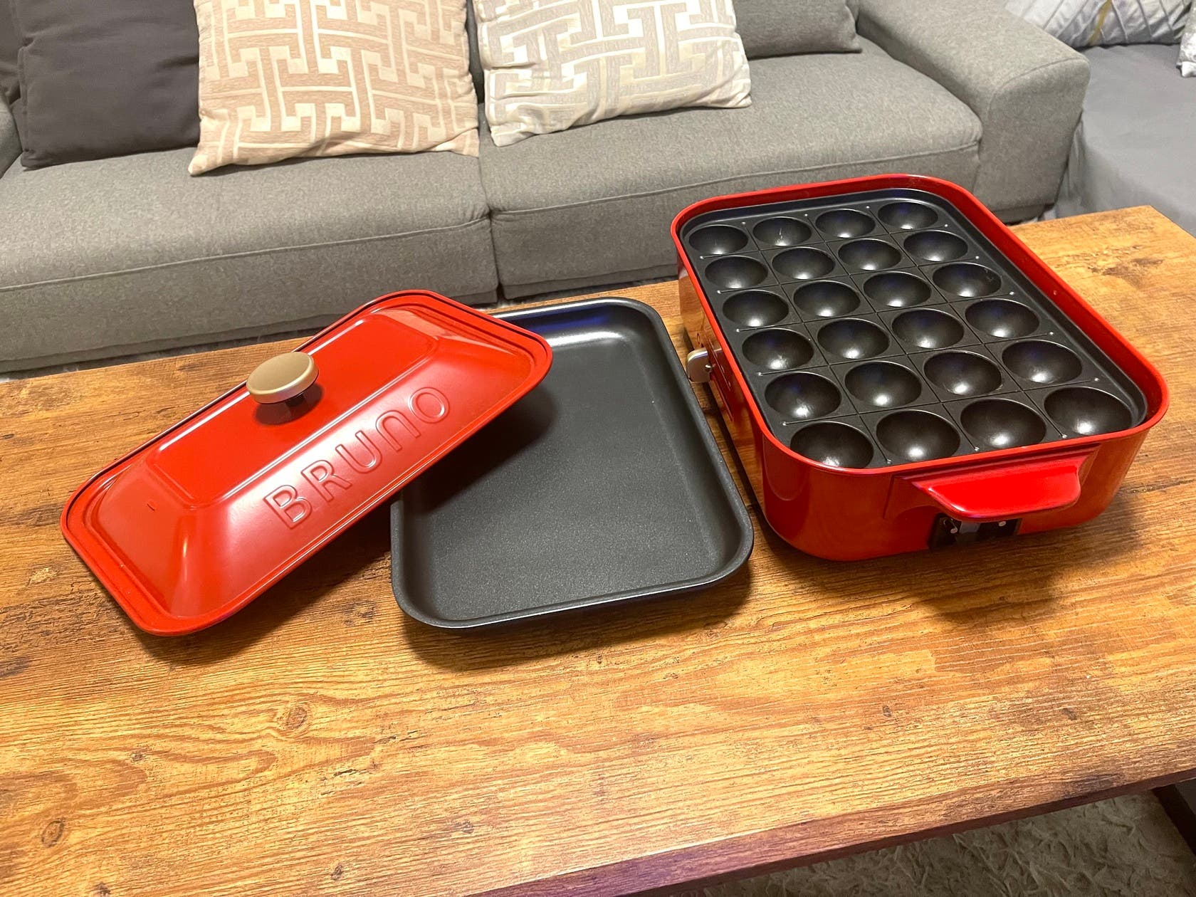 【パーティ調理器具】ホットプレートセット（たこ焼きプレート/ホットプレートセット）の画像1