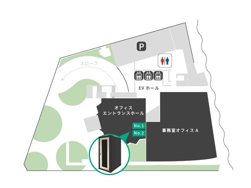 ＜QUICK solo 三番町東急ビル【No.1】＞完全個室⭐️Wi-Fi無料！テレワーク/Zoom/自習の写真10