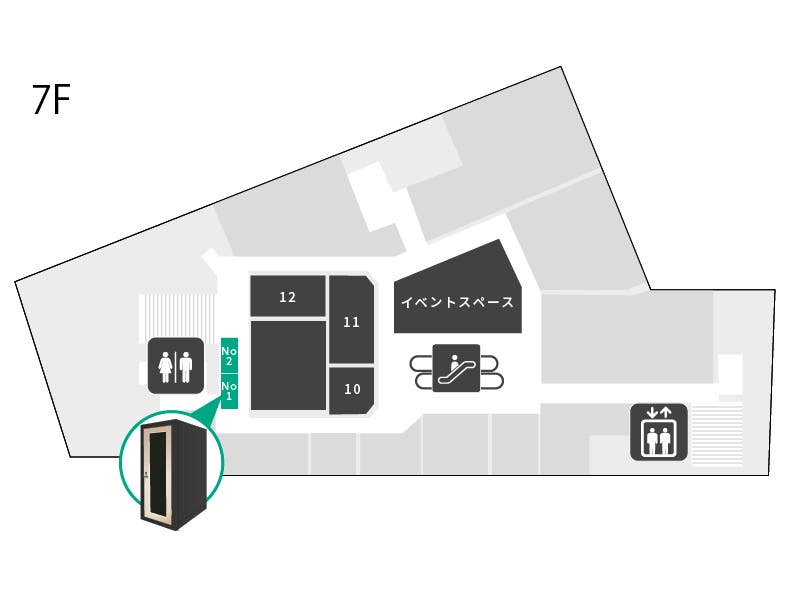 ＜QUICK solo 東急プラザ蒲田【No.2】＞完全個室⭐️Wi-Fi無料！テレワーク/Zoom/自習の写真4