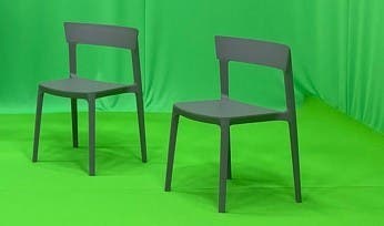 9- 3 椅子（グレー）の画像1