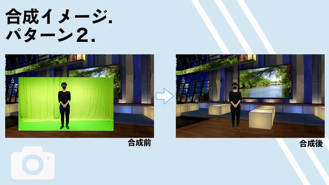 【五反田徒歩8分】全プランにスタッフ・機材費込み!様々なシーンで撮影可能な合成バーチャルスタジオの写真4