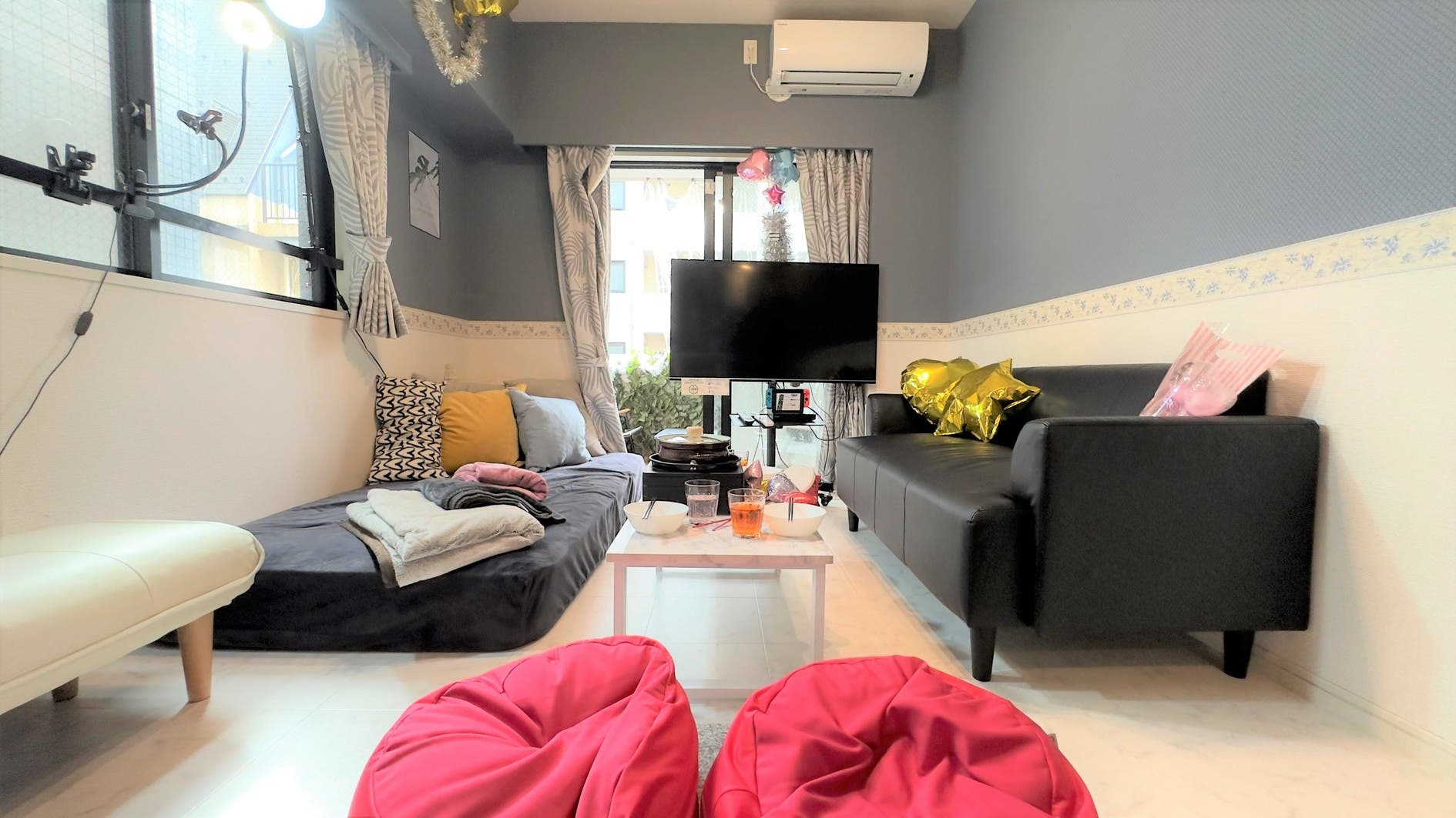 【駅2分】🥇水・ゴミ捨て無料🥇　新宿5分｜新大久保7分｜ドンキすぐ🥰最新ゲーム🎮パーティ🥂BBQ🍻女子会🎁撮影📷 24時間営業の写真4