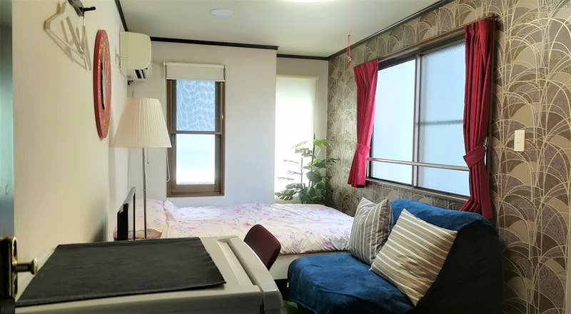 😸地下鉄桜川駅徒歩1分😸広々ダブルベッド＆ソファでまったり　カップル様向け409