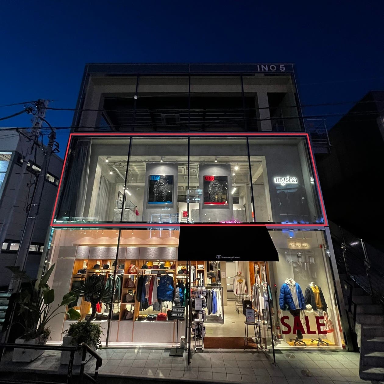 原宿キャットストリートに佇む2Fレンタルスペース。全面ガラス、釘打ちOK。賑わうロケーションで上質なイベントを。の写真26