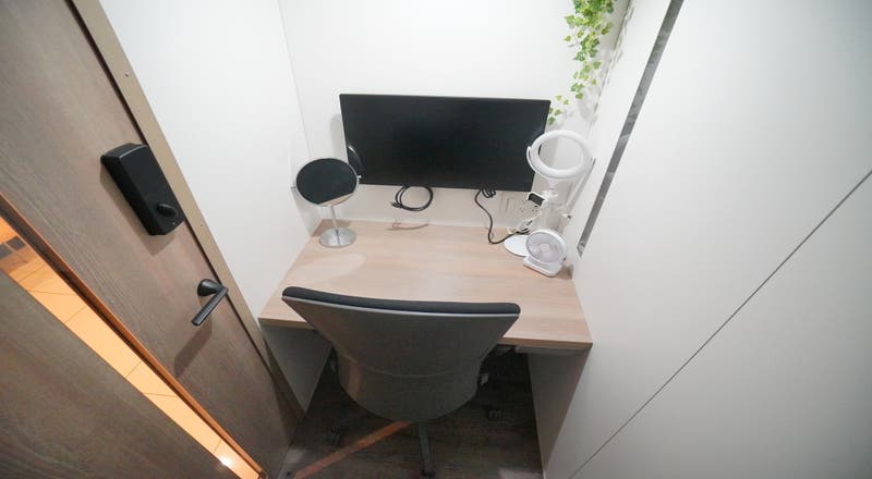 ＜SpemaBOX_浜松町一丁目No.1＞完全個室ワークブース💼Wi-Fi📶モニター🖥テレワーク/Web会議/Zoom