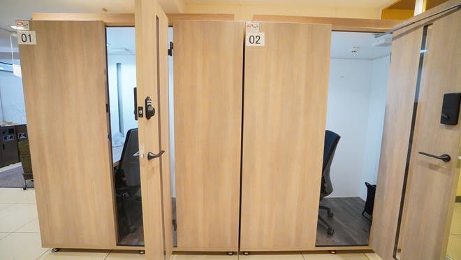 <ミニマルワークスペース浜松町一丁目店No.1>完全個室ワークブース💼Wi-Fi📶モニター🖥テレワーク/Web会議/Zoomの写真7