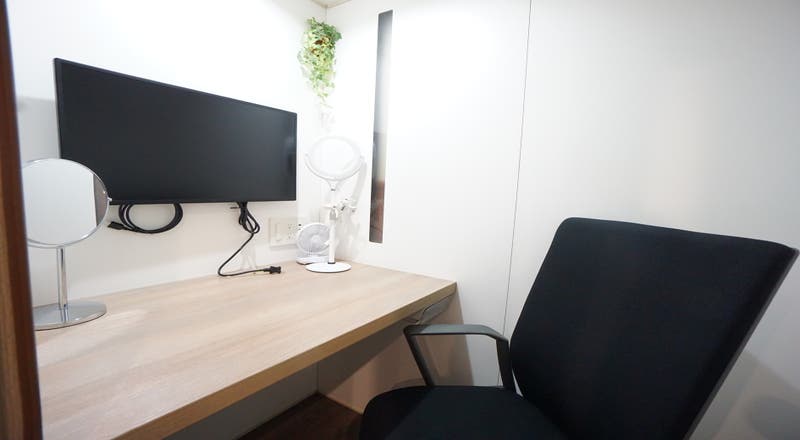 ＜SpemaBOX_駒沢大学駅前No.1＞完全個室ワークブース💼Wi-Fi📶モニター🖥テレワーク/Web会議/Zoom