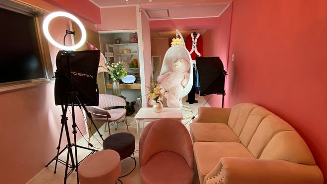 【セルフstudio&パーティモモハコ幟町公園前】㊗️満点ママ取材㊗️コスプレ会✨動画配信❤️SNS撮影会、商品撮影、パーティの写真2