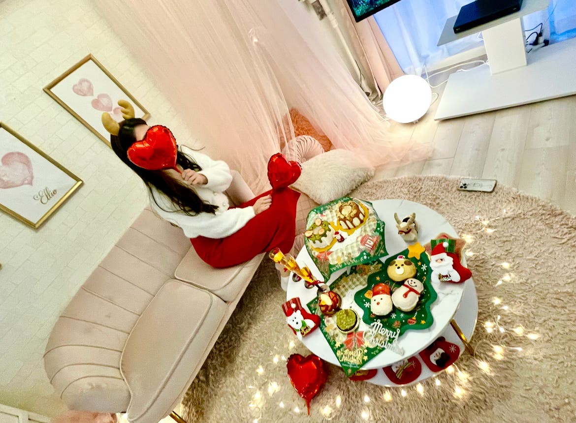 🎄クリスマス＆忘年会シーズン到来🎀デート🥂カップル🤍推し会🌈女子会👠祭壇🧸プロジェクター&55型テレビ [49]の写真11