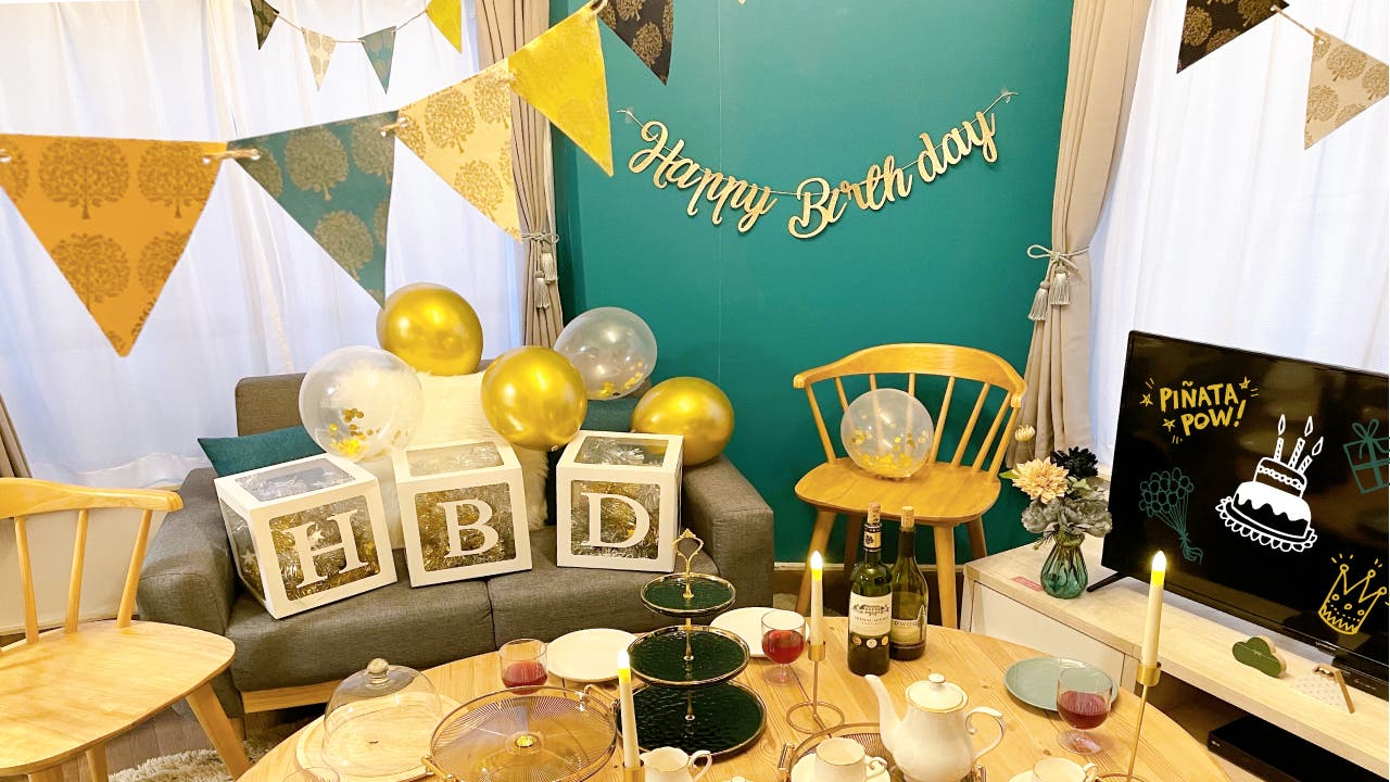 お誕生日サプライズ装飾サービス(ご利用の２日前までにご予約下さい）の画像1