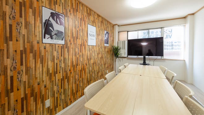 《201》なんば駅31番40秒//設備無料/光高速Wifi/25㎡/最大12名/リングライトの写真5