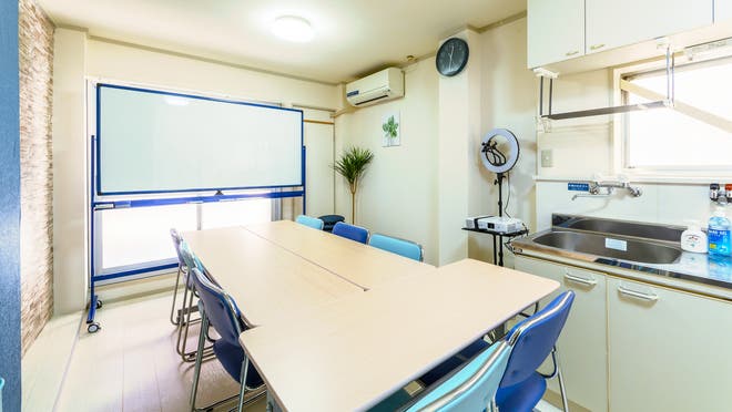 《301》飲食OK/なんば駅31番出口40秒/最大12名/設備無料/光Wifi/リングライト/テレワークの写真5