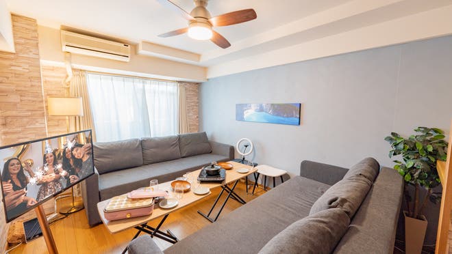 下北沢駅2分/10名まで集まりに人気✨ゴミ捨て無料❗️24時間利用⭕️撮影、勉強会、懇親会、ボードゲームの写真1