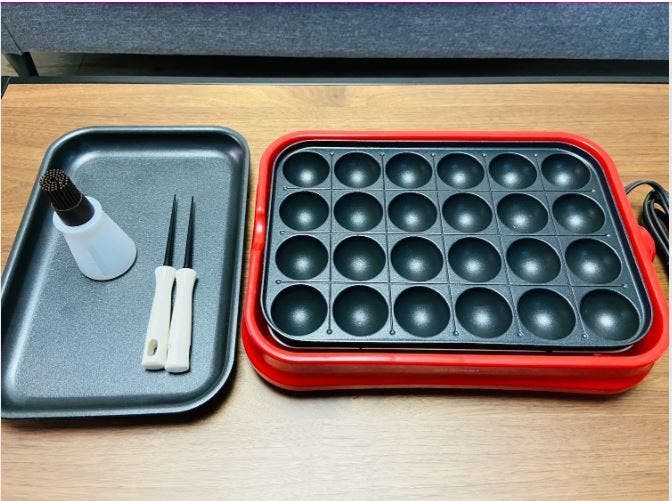 タコ焼き器付きホットプレートの画像1