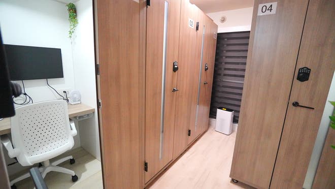 <ミニマルワークスペース名古屋No.3>完全個室⭐️光回線Wi-Fi📶モニター🖥テレワーク/Web会議/Zoomの写真7