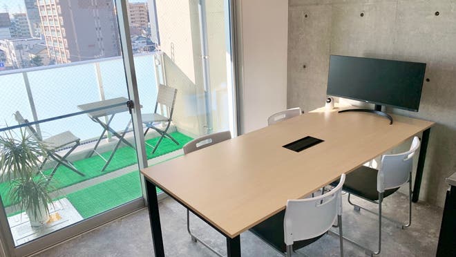 完全個室!お洒落・綺麗・駅徒歩5分・ホワイトボード・高速Wi-Fi完備 / 24h利用可の写真1