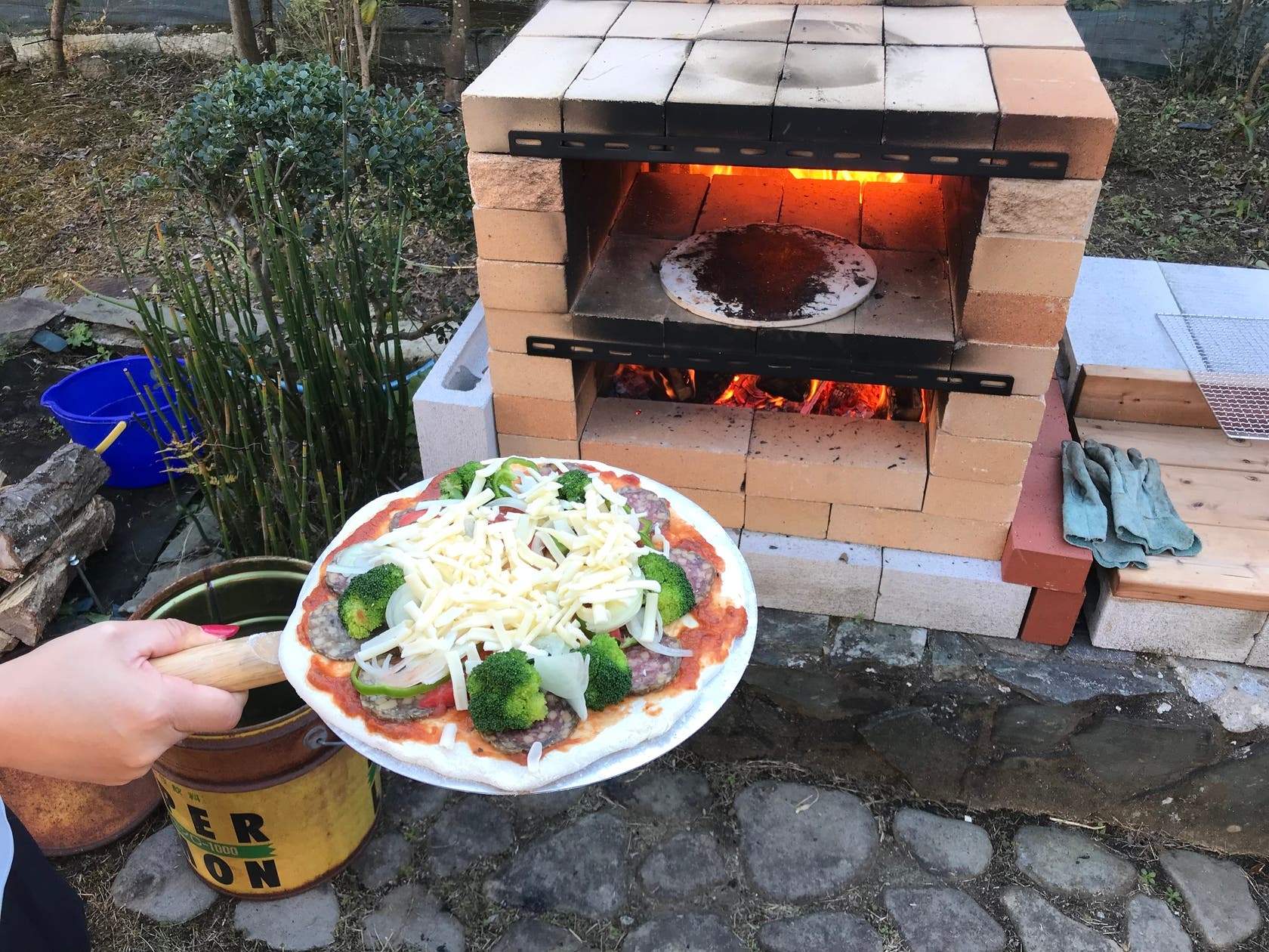 ピザ窯セットの画像1